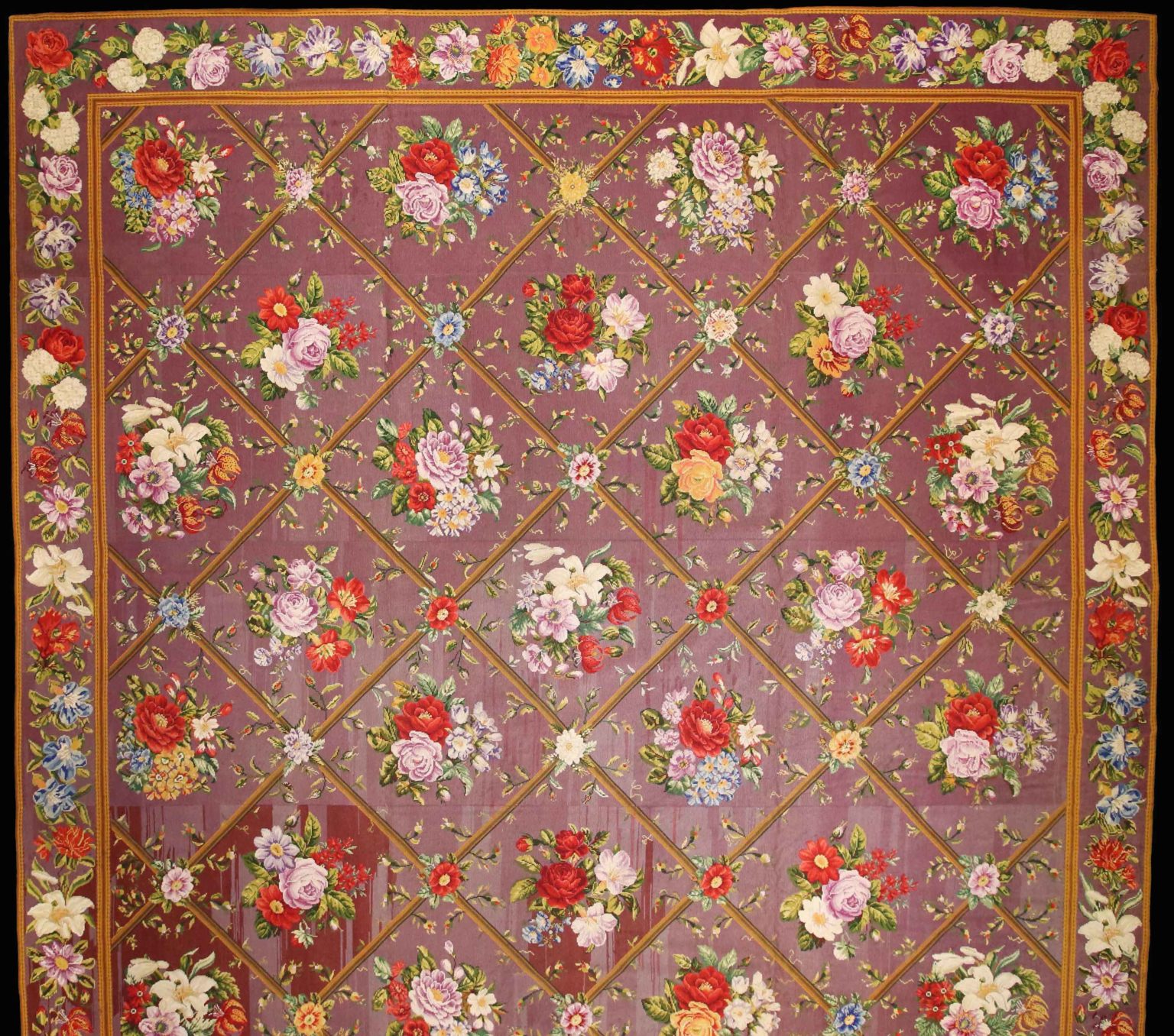 Exquisite English Needlework Carpet – C. John