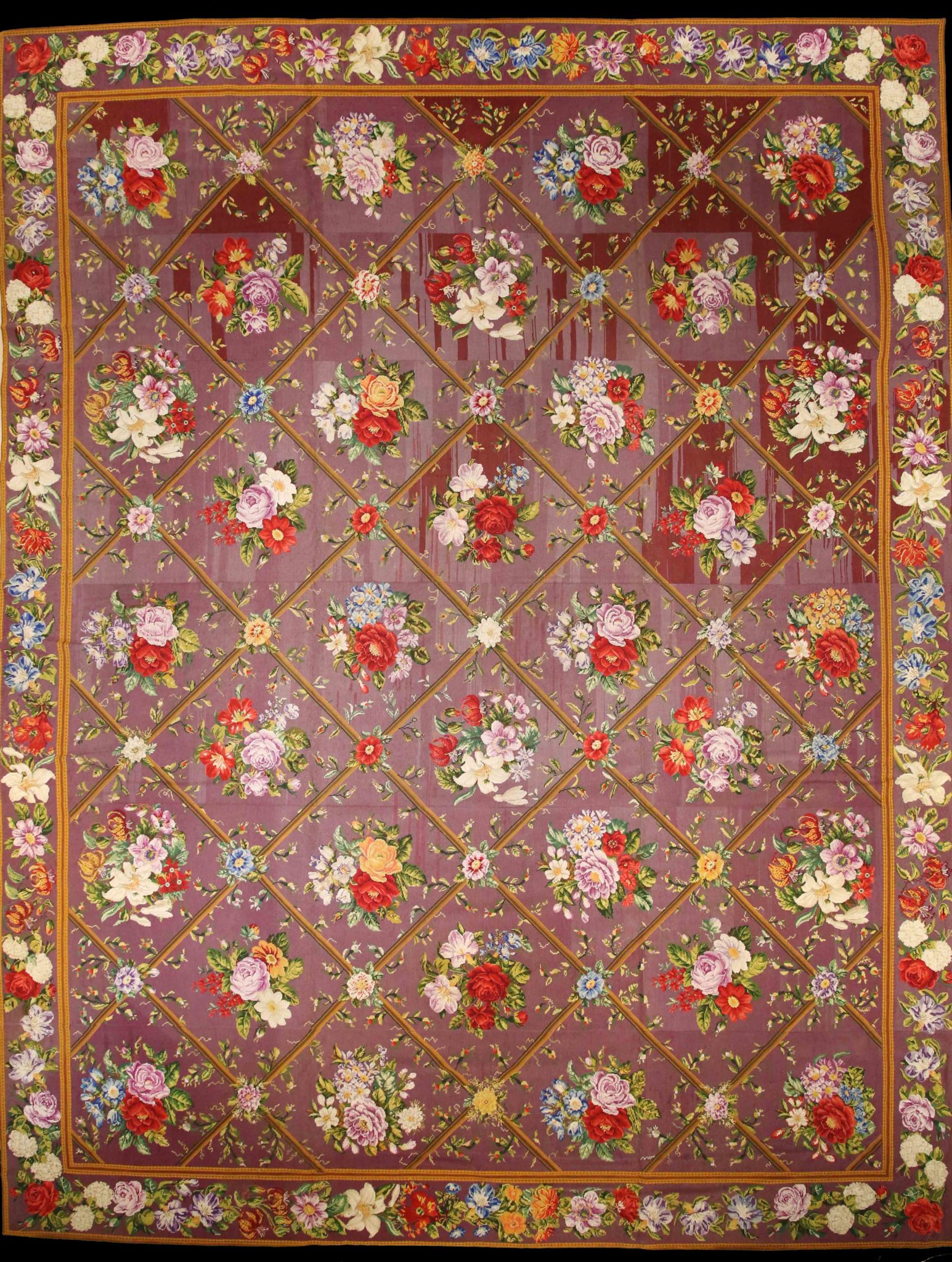 Exquisite English Needlework Carpet – C. John